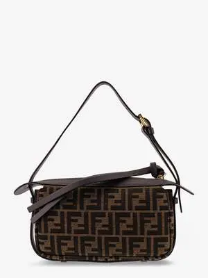 Fendi Ff Jacquard Fabric Shoulder Bag
