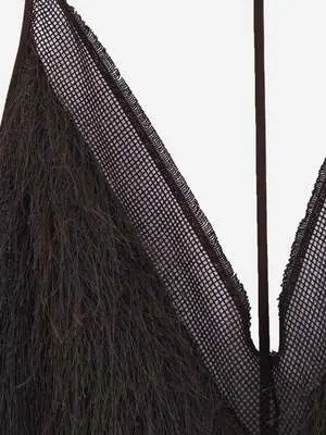 ALYSI Fringed Top