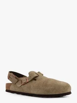 BIRKENSTOCK Tokio Ii Suede Mule - Beige