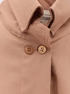 SEMICOUTURE Oversize Cotton Shirt - Pink