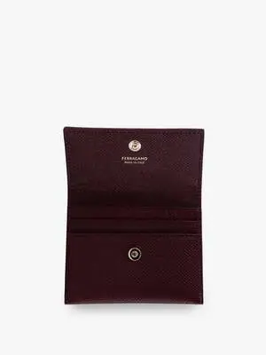 FERRAGAMO Leather Card Holder
