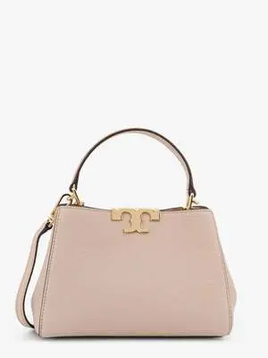 Tory Burch Eleanor Pebbled Mini Satchel - Beige