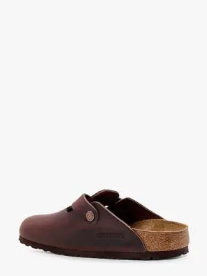 BIRKENSTOCK Boston Bs Leather Mule - Brown