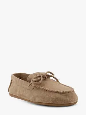 Miu Miu Suede Loafers - Beige