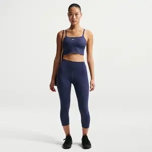 Nike One Light-support Padded Printed Sports Bra