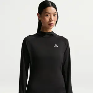Nike Uv-resistant Hooded Trail Running Mid-layer Top