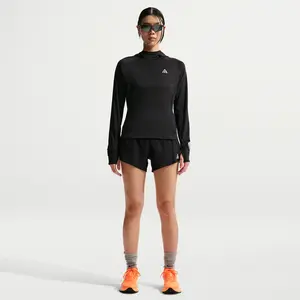 Nike Uv-resistant Hooded Trail Running Mid-layer Top