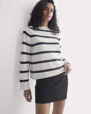 Everlane Striped Boatneck Sweater