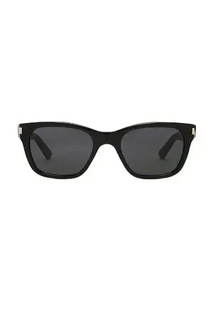 Saint Laurent Rectangular Sunglasses - Black