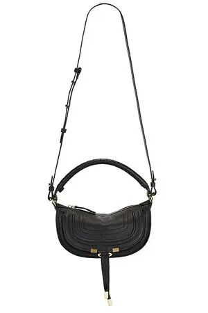Chloé Marcie Mini Camera Shoulder Bag - Black