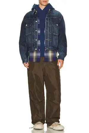 Visvim Jumbo Sb Hoodie - Indigo