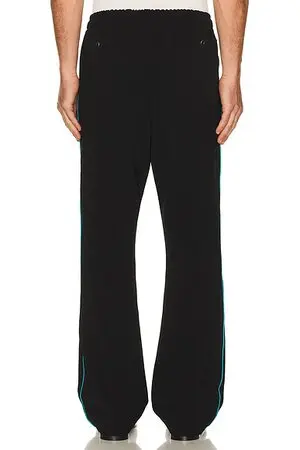 Needles Piping Cowboy Pant Poly Double Cloth - Black