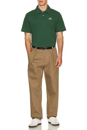 MALBON Fairway Baldwin Polo - Forest