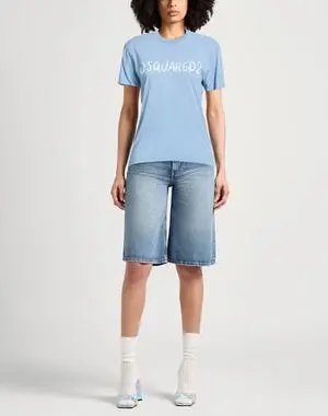 Dsquared2 Logo-print Cotton T-shirt - Blue