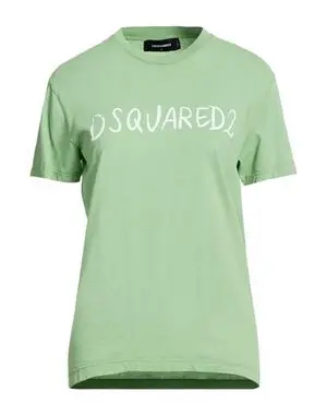 Dsquared2 Logo-Print Cotton T-Shirt Green