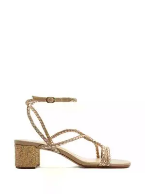 ALEXANDRE BIRMAN Elba Braided Heel Sandals