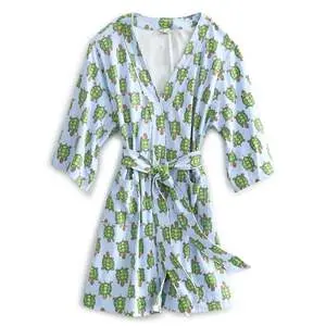 VERA BRADLEY Knit Robe In Slow Dance - Blue