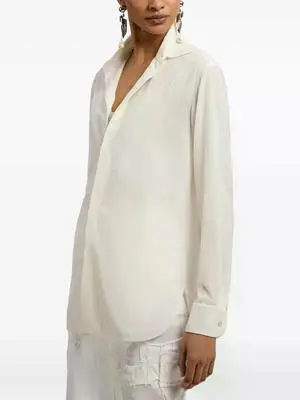Ralph Lauren Adrien Embellished Silk Shirt