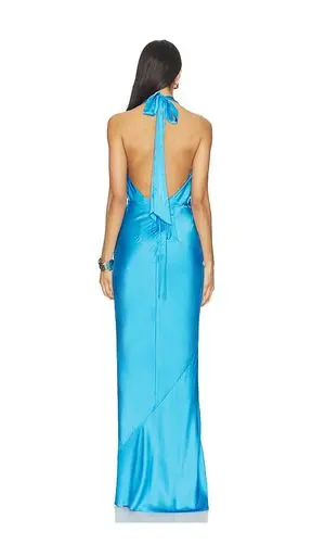 NOOKIE Penelope Drape Gown - Lagoon