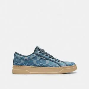 COACH Signature Denim Canvas Sneakers