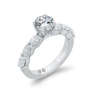BELLA PONTE 14k Engagement Ring Setting - Wg
