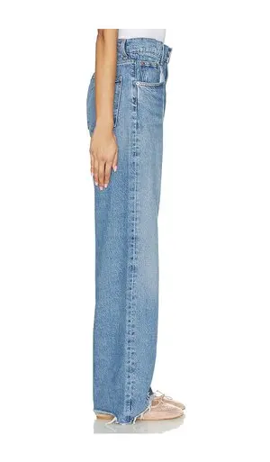 AGOLDE Lyonne Jeans Wide Leg Denim - Blue