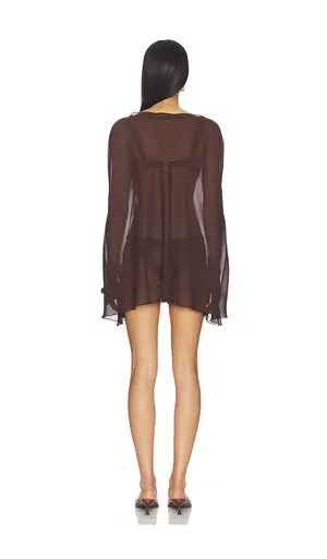 Lioness Aura Poncho - Chocolate