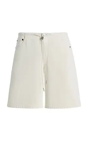 Still Here Low-rise Relaxed Fit Cotton Denim Shorts