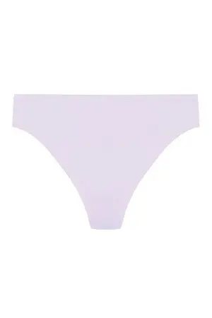 Natori Bliss Bare Cotton Thong - Purple