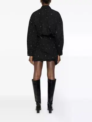 Giuseppe Di Morabito Embellished Tie-front Dress