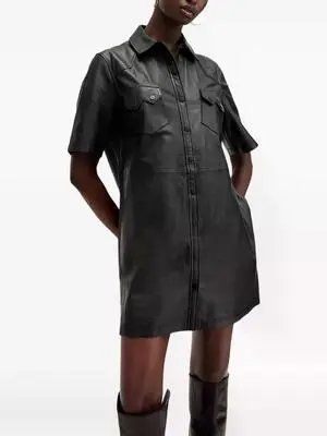 ALLSAINTS Rock Leather Mini Dress