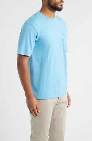 Johnnie-o Brews 'n' Views Cotton Blend Pocket T-shirt