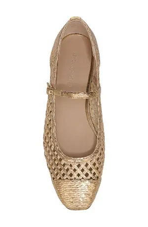 Veronica Beard Ellie Woven Ballet Flat