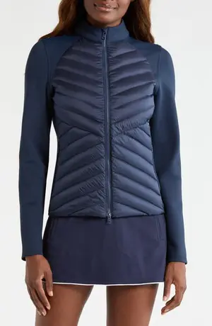 G/fore Hybrid Quilted V-down Golf Jacket