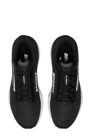 Brooks Launch Running Sneakers - Black/grey/white