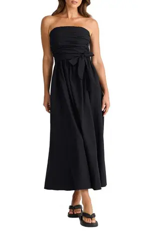 BRAVE+TRUE Avalon Strapless Maxi Dress - Black