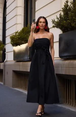 BRAVE+TRUE Avalon Strapless Maxi Dress - Black