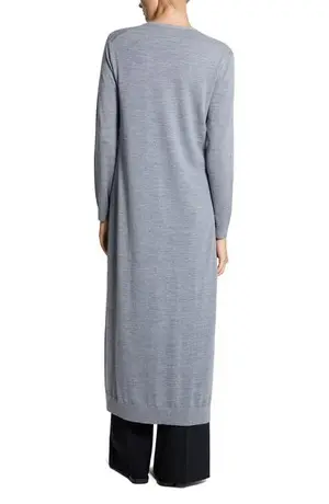 Theory Merino Wool Longline Cardigan