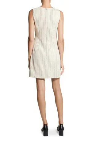 Theory Stripe Sleeveless Minidress