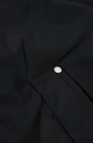 Moose Knuckles Tegan Water Repellent Layered Down Bomber Jacket - Black