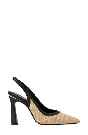 Dkny Cinette Slingback Pumps - Natural/black