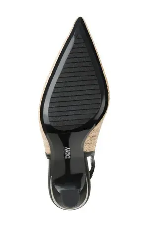Dkny Cinette Slingback Pumps - Natural/black