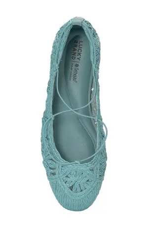 Lucky Brand Ballet Flat - Teal Lagoon