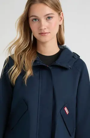 Hunter Julia Hooded Waterproof Rain Jacket