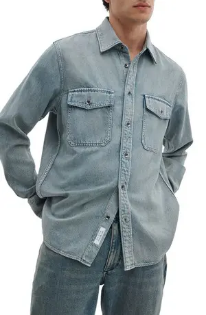 Rag & Bone Infuse Denim Button-up Shirt