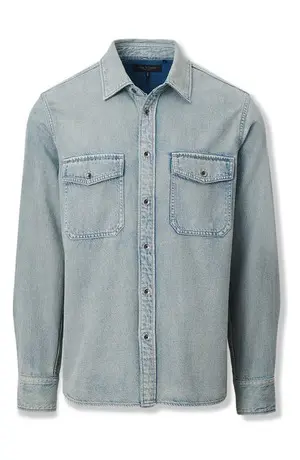 Rag & Bone Infuse Denim Button-up Shirt