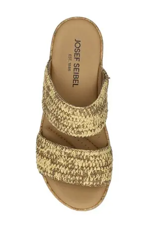 Josef Seibel Evita 02 Platform Wedge Slide Sandal