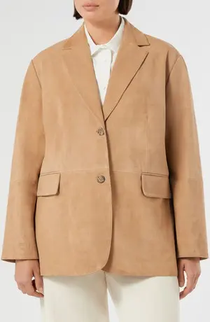 Marina Rinaldi Olivi Suede Blazer