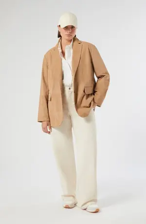 Marina Rinaldi Olivi Suede Blazer