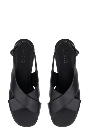 Ecco Sculpted Alba Slingback Sandal - Black